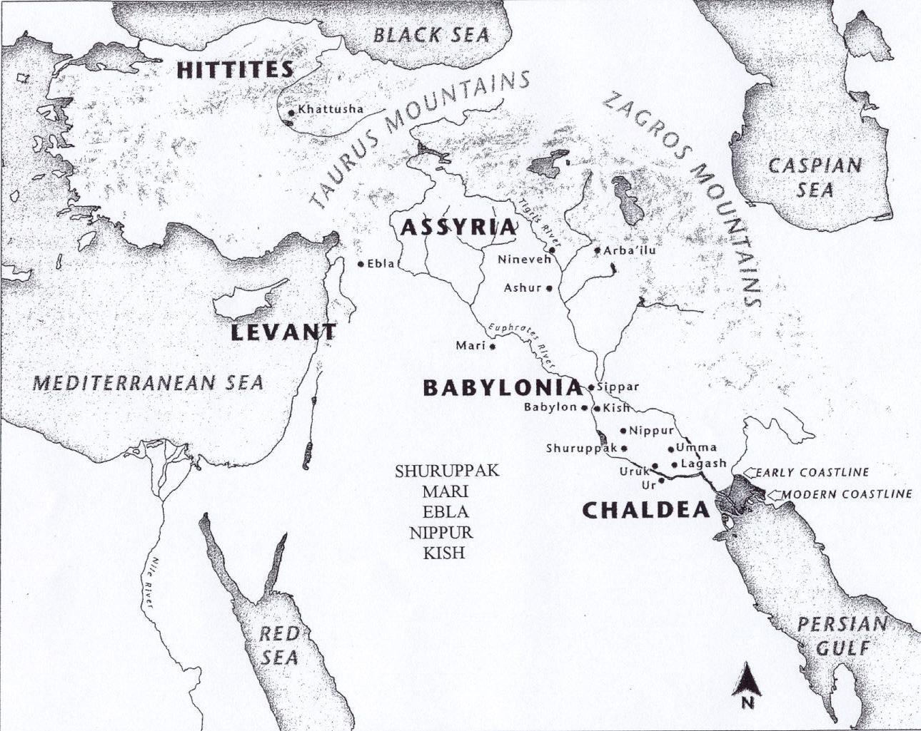 Map of Ancient Cities (MAP) - Ancient Mormon Doctrine Scholar Dr. Einar ...